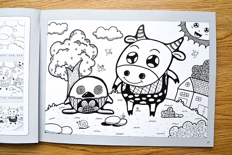奇思妙想创意线描画,奇思妙想创意画,创意黑白线描画范画(第12页)_大山谷图库
